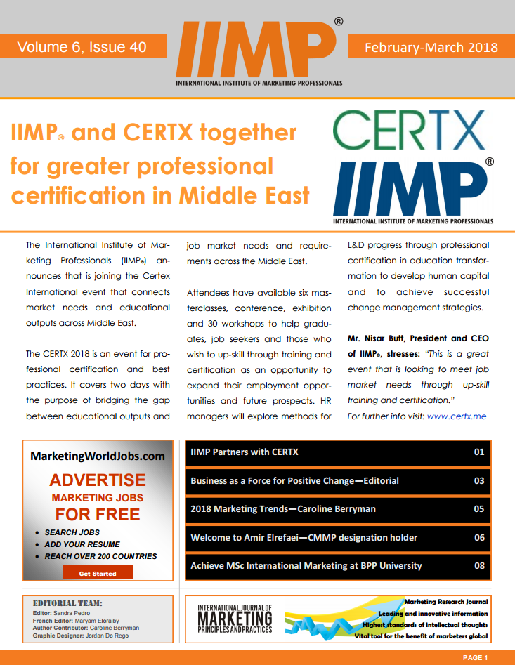 IIMP® Newsletter Archives - IIMP® - International Institute of ...